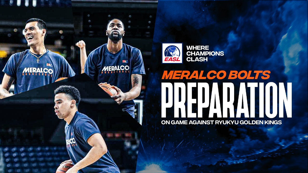 Meralco Bolts prepare for their first EASL game in Okinawa, Japan | EASL